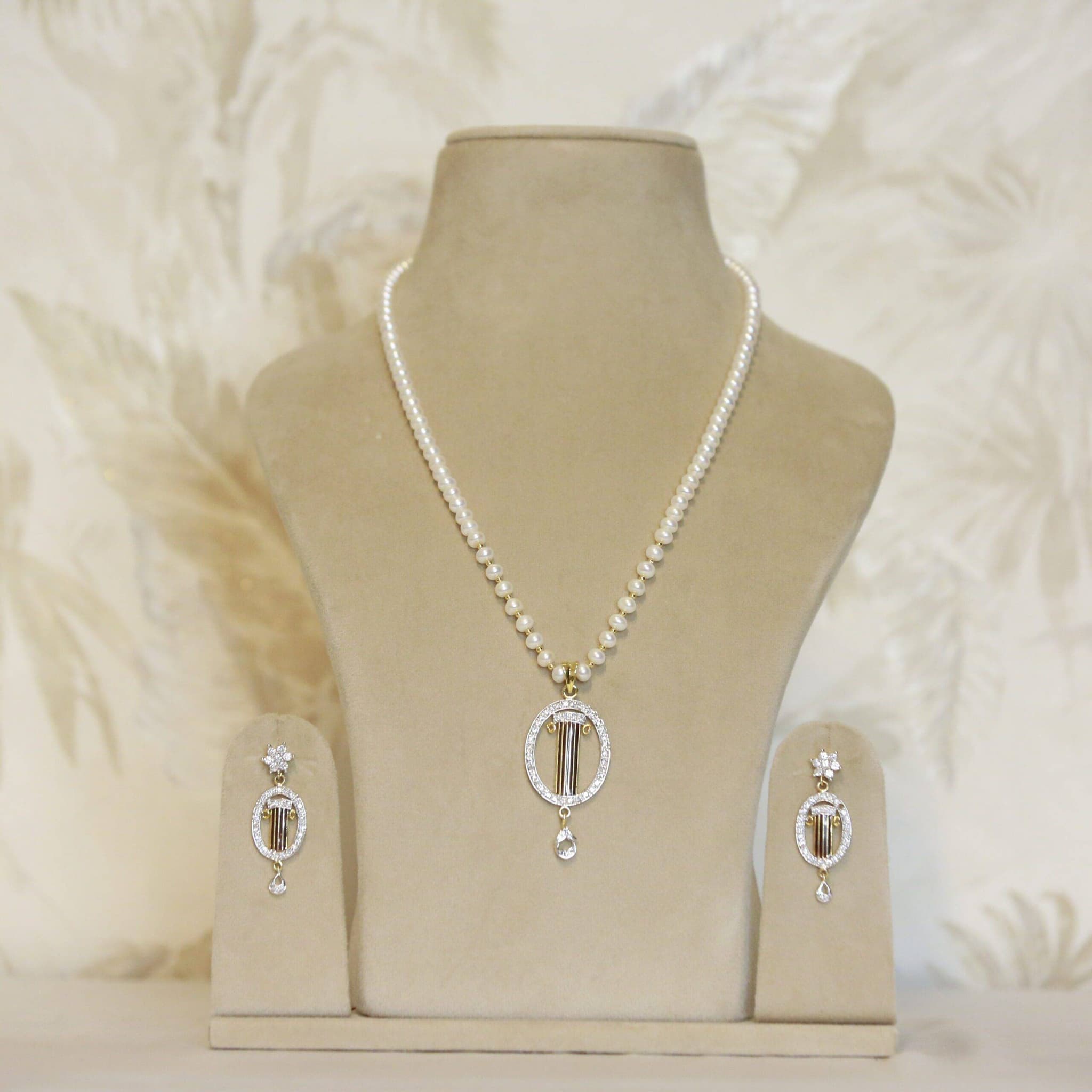 Simple Pearl Necklace Sets — Buy Online | Pure Pearls